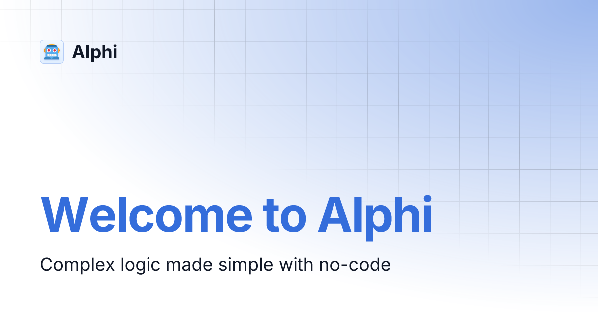 Welcome to Alphi | Alphi